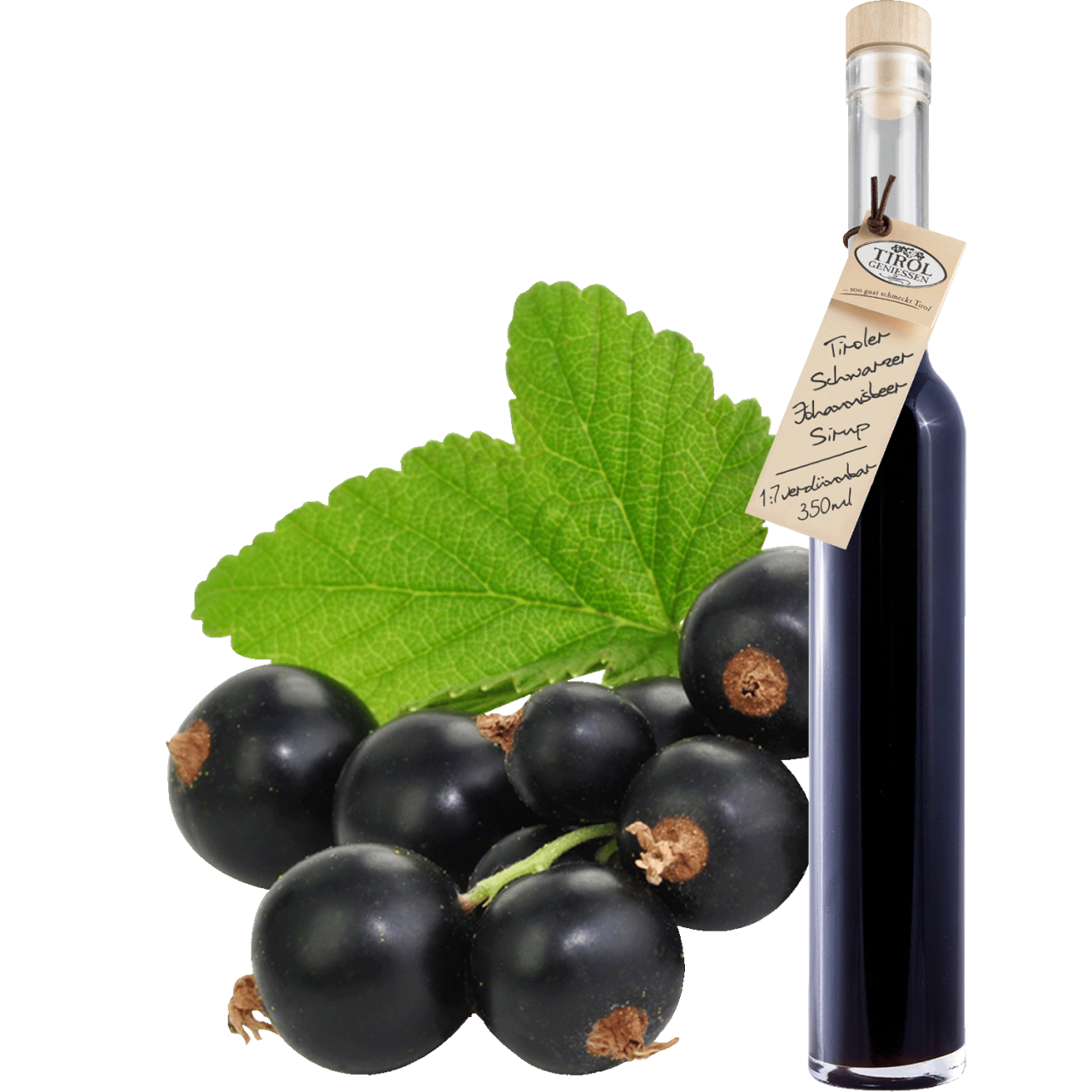 Schwarzer Johannisbeer Sirup 0.1l | Tirol Geniessen