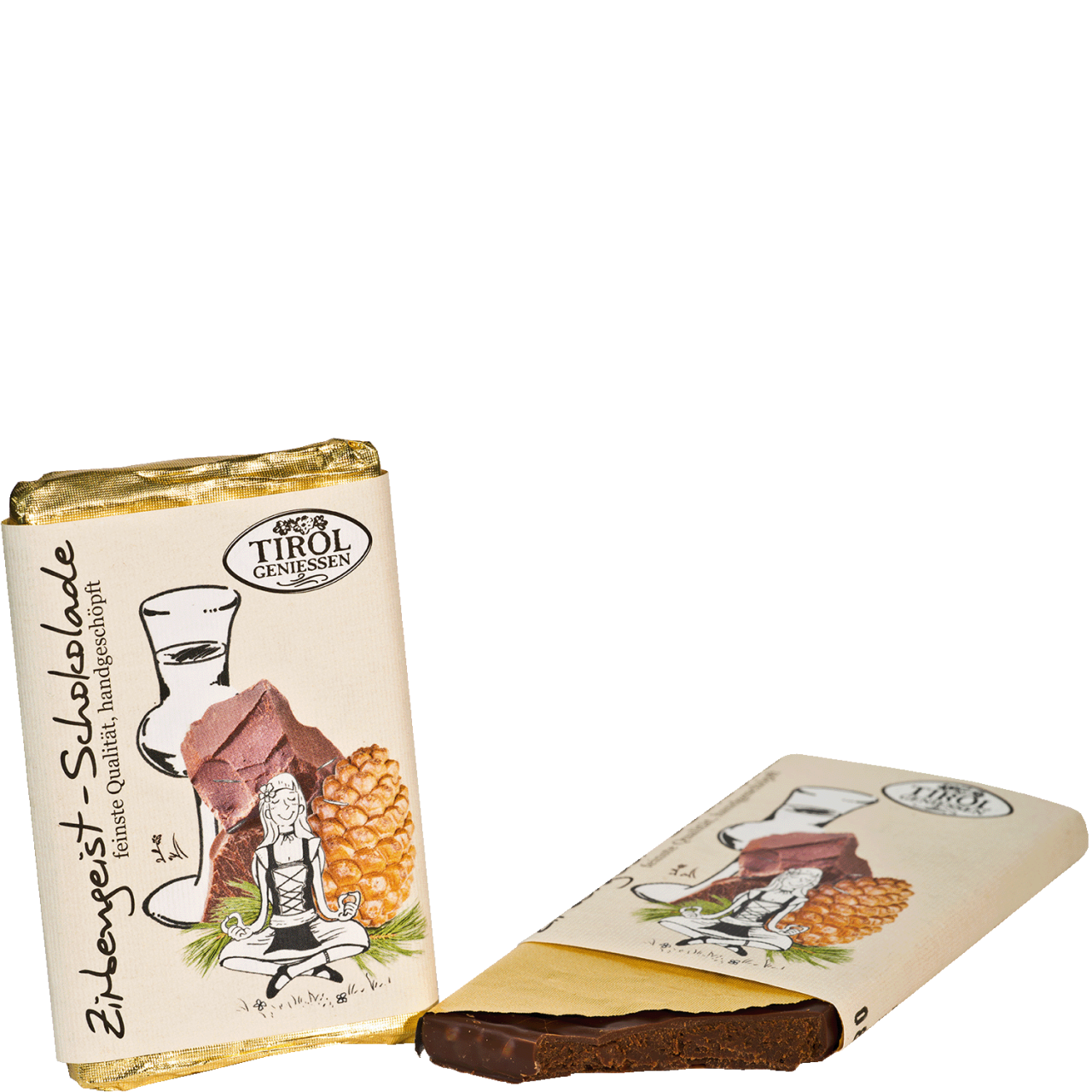 Buy Swiss Stone Pine Spirit Chocolate from Austria online