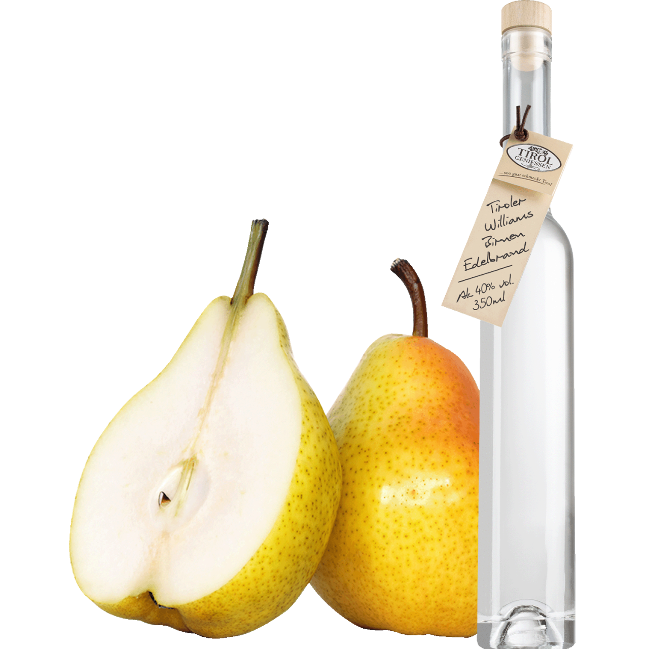 Buy Williams Pear Brandy 40% Vol. 0.5 Liter online | Tirol Geniessen